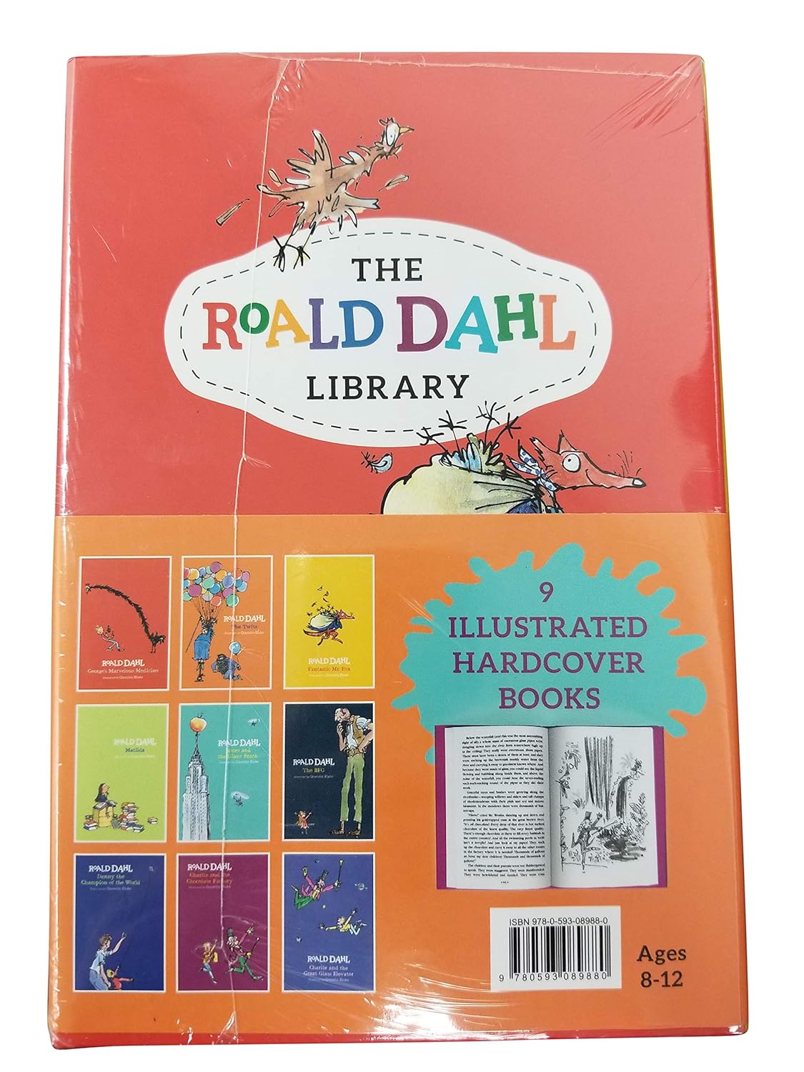 Roald Dahl - Library 9 Book set – Wondersaurus