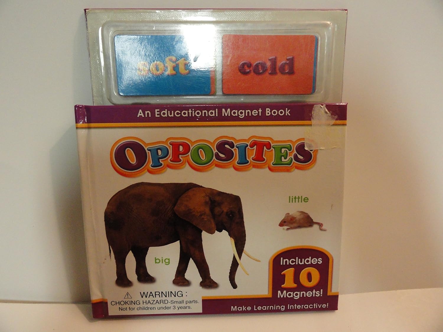 Educational Magnet Book: Opposites – Wondersaurus