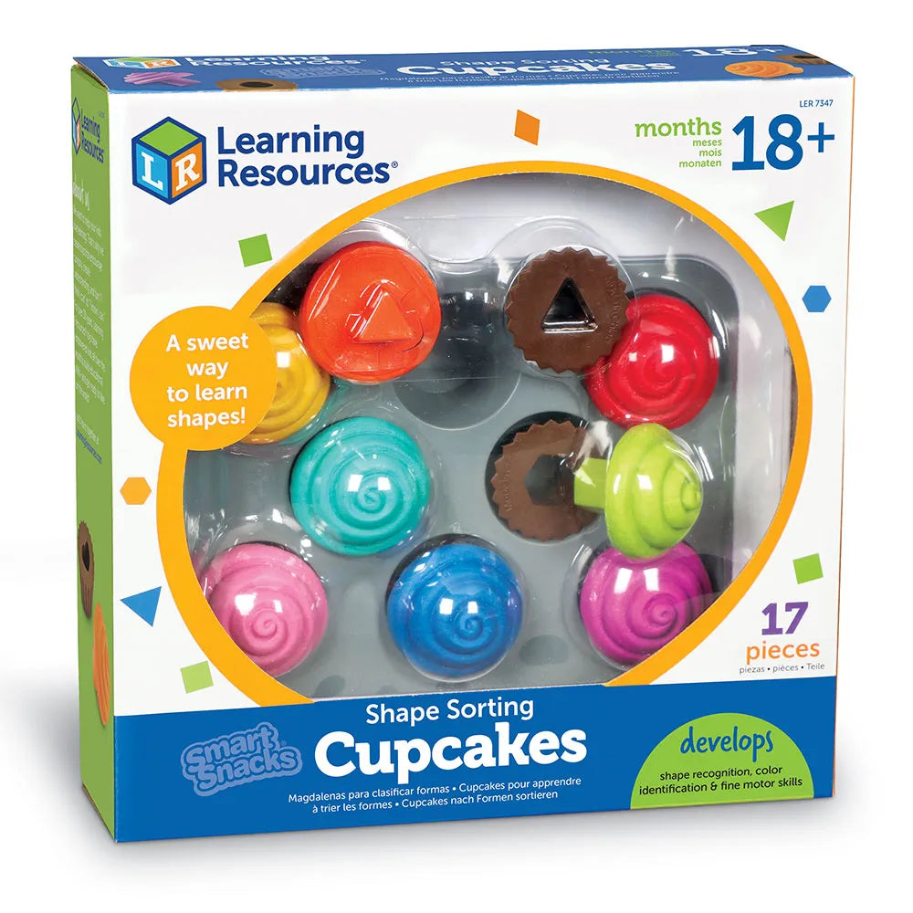 Smart Snacks: Sorting Shapes Cupcakes – Wondersaurus