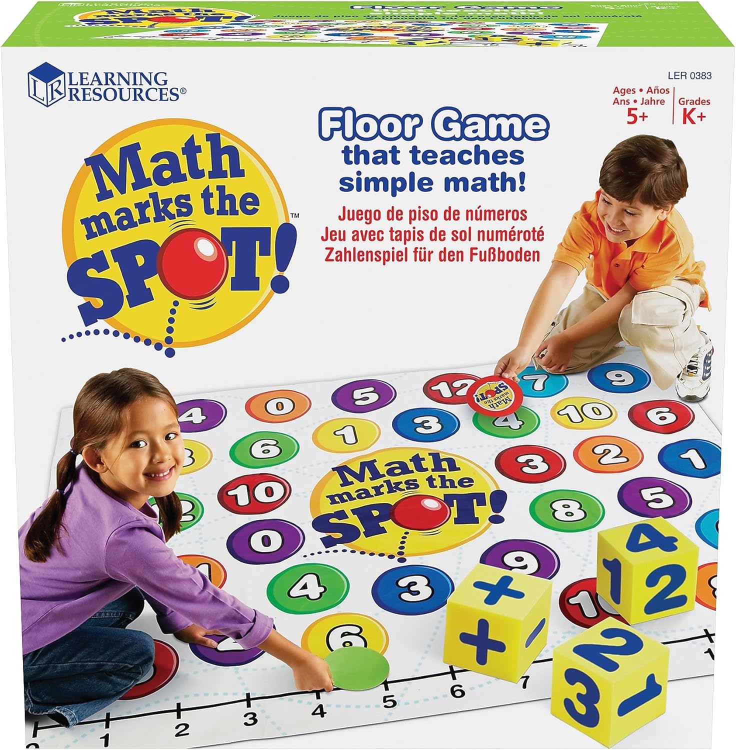 Math Marks the Spot Floor Game – WONDERSAURUS