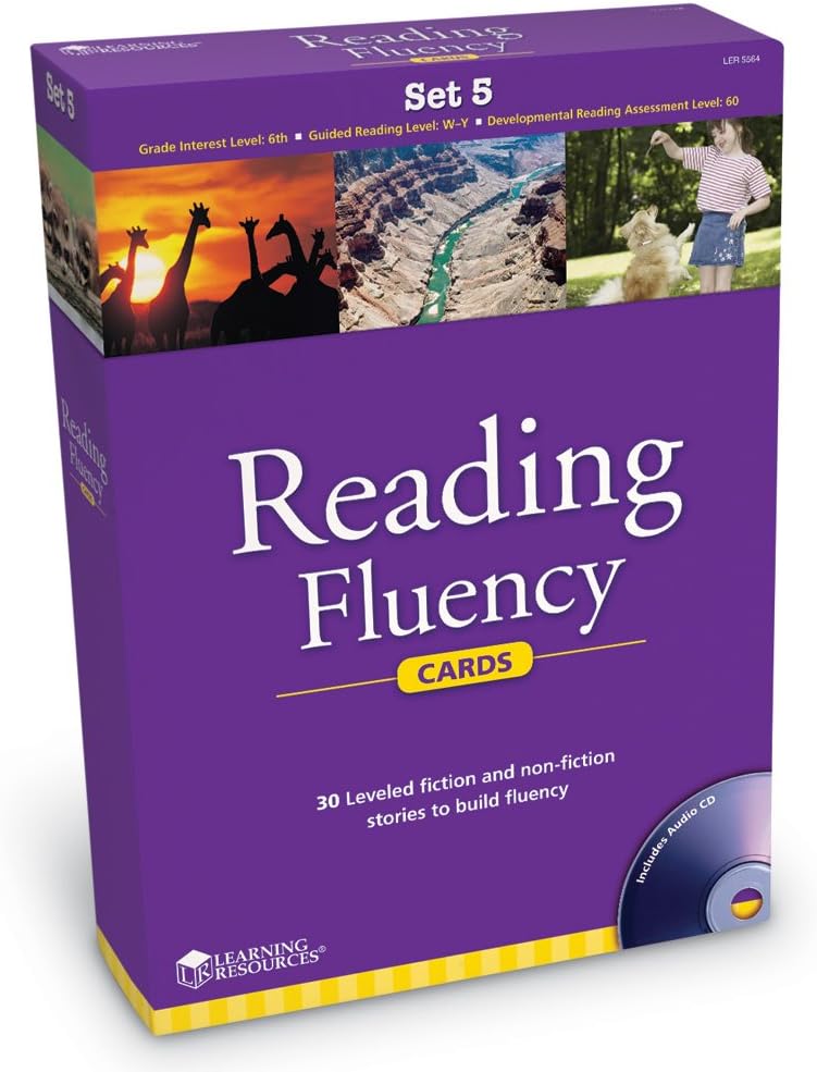 Reading Fluency Cards: Set 5 – Wondersaurus