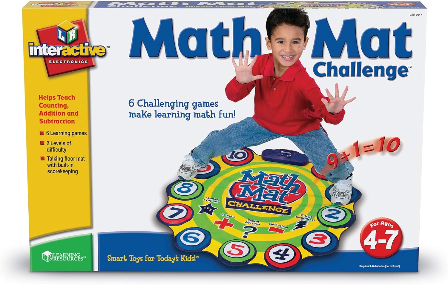 Electronic Talking Play Mat: Math Mat Challenge Game – Wondersaurus