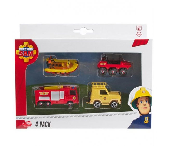 Fireman Sam: 4 Pack (3 Assorted) – Wondersaurus