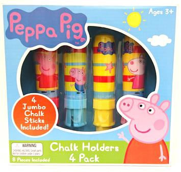 Chalk with Holders 4 Pack: Peppa Pig – Wondersaurus