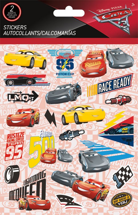 Licensed Foldover Stickers: Disney Cars 3 – Wondersaurus