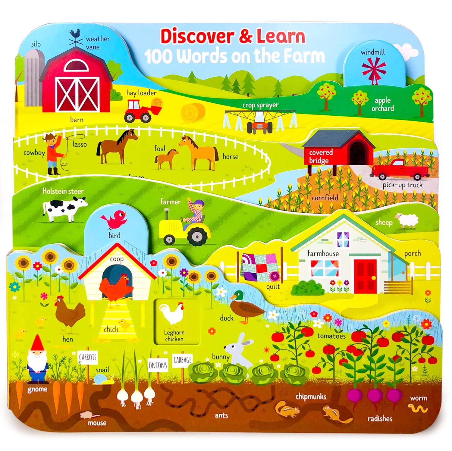 Discover & Learn: 100 Words on the Farm – WONDERSAURUS