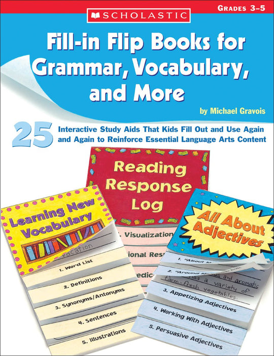 Fill-in Flip Books for Grammar, Vocabulary, and More – WONDERSAURUS
