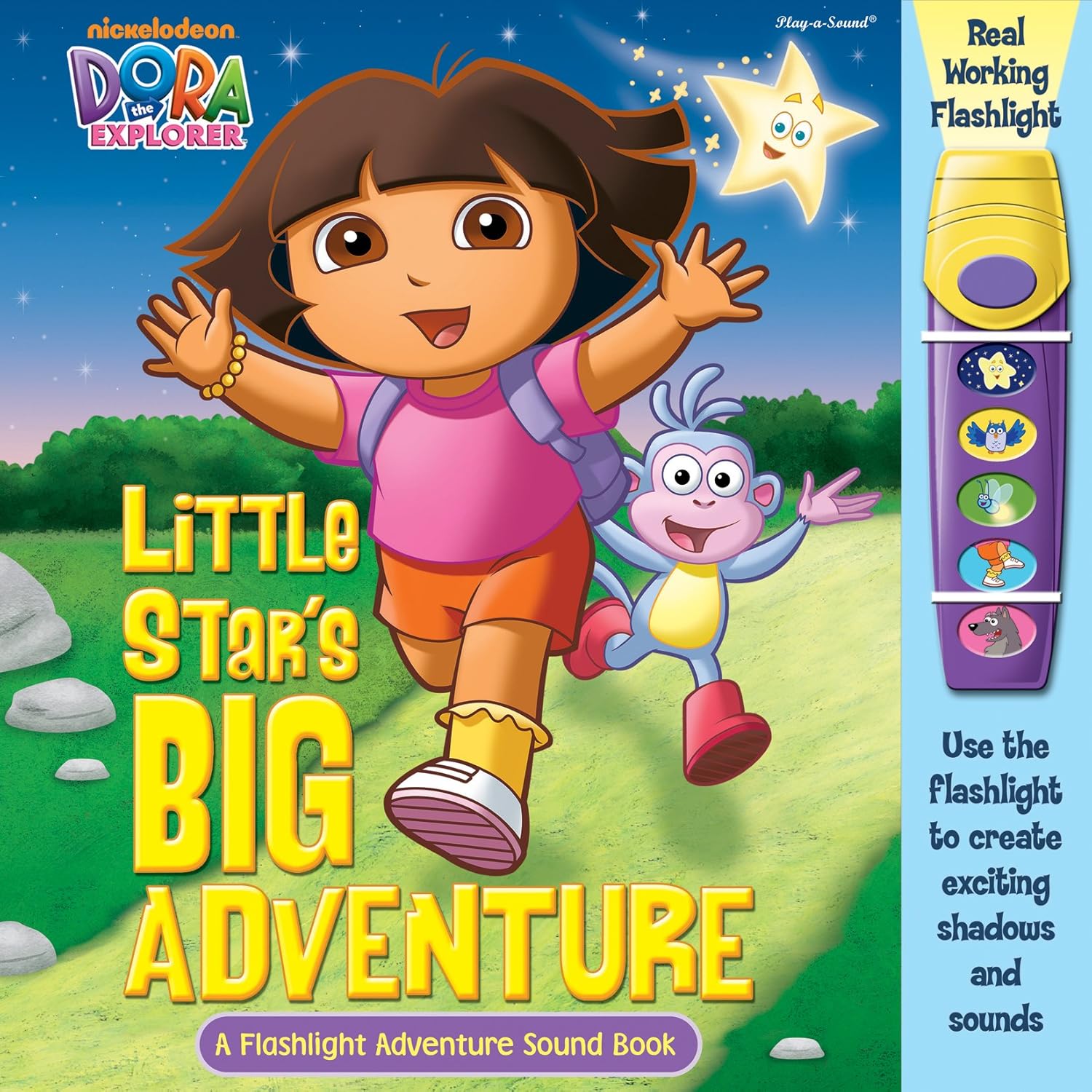 Flashlight Adventure Sound Book: Dora the Explorer - Little Star's Big ...