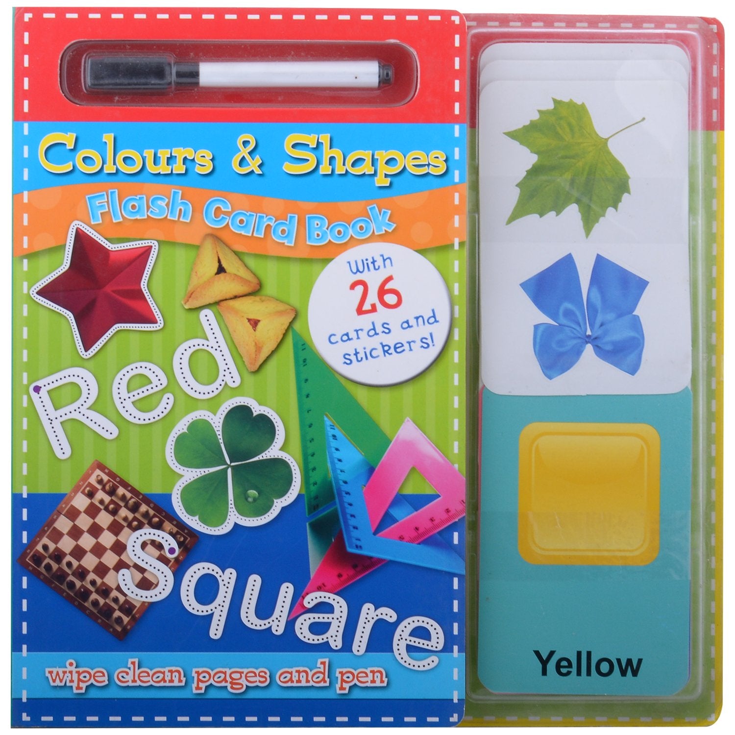 Flash Card Book: Colours & Shapes – Wondersaurus