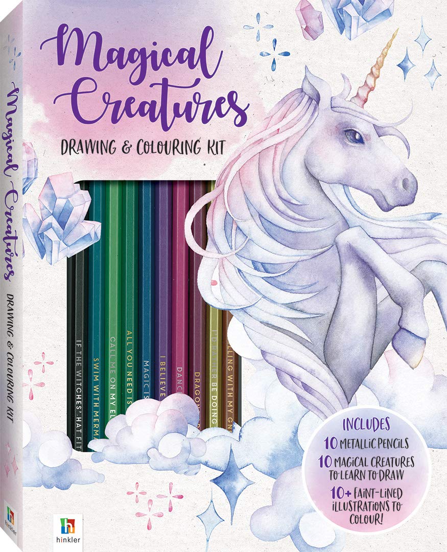Drawing and Colouring Kit: Magical Creatures – Wondersaurus