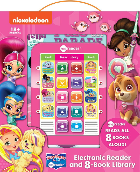 ME Reader Electronic Reader and 8-Book Library: Nick Jr. Pink ...