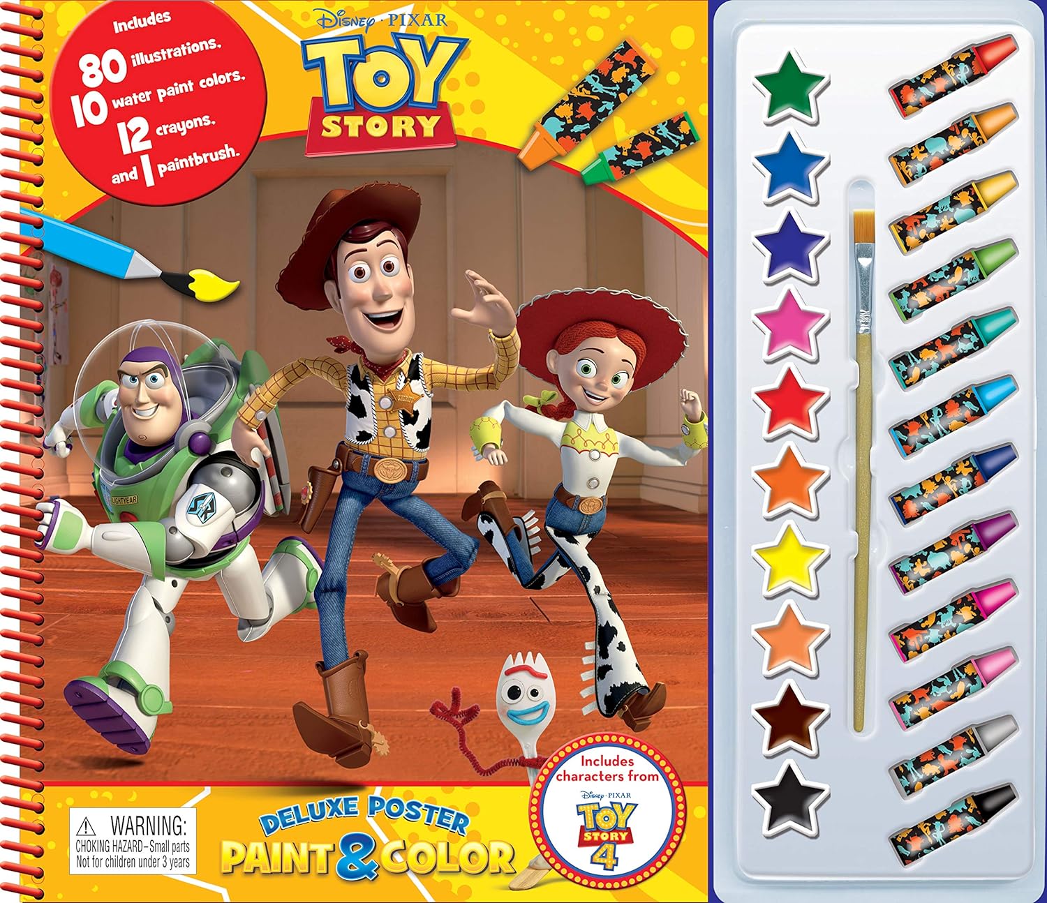 Deluxe Poster Paint & Color: Disney Pixar Toy Story 4 – Wondersaurus