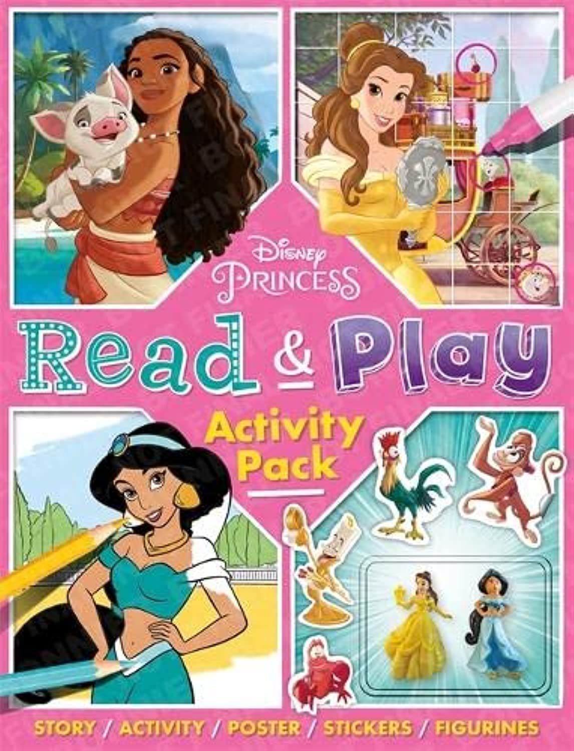 Read & Play Activity Pack: Disney Princess – Wondersaurus