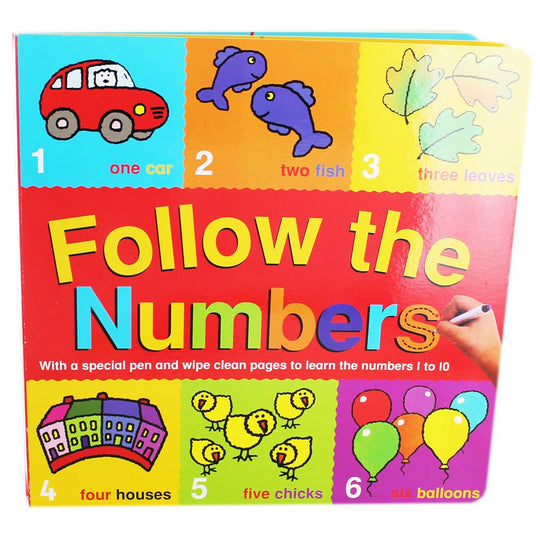 Board Bks: Follow the Numbers – WONDERSAURUS