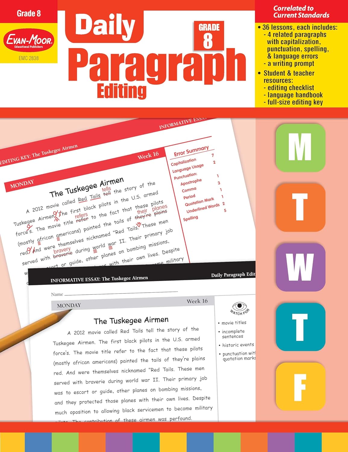 Daily Paragraph Editing: Grade 8 – Wondersaurus