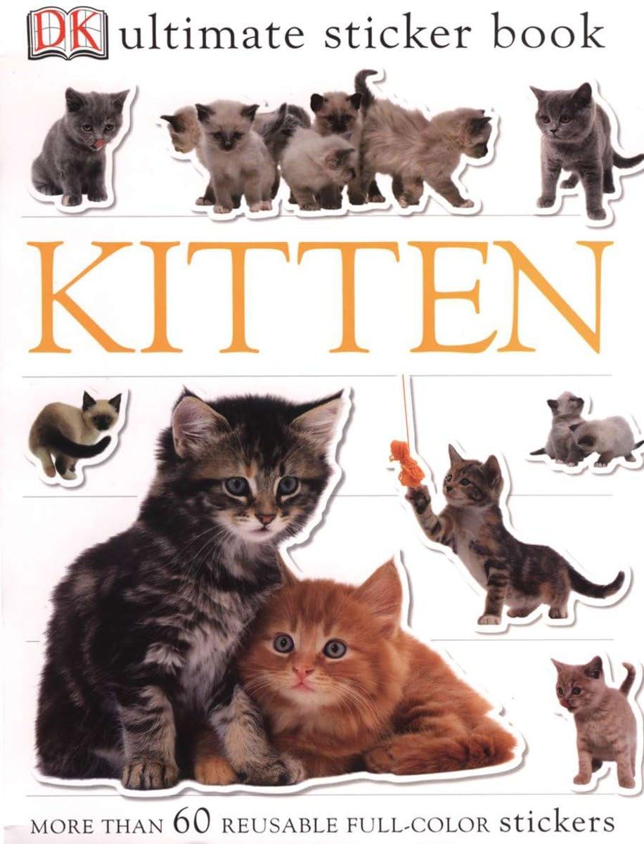 Ultimate Sticker Book: Kitten – WONDERSAURUS