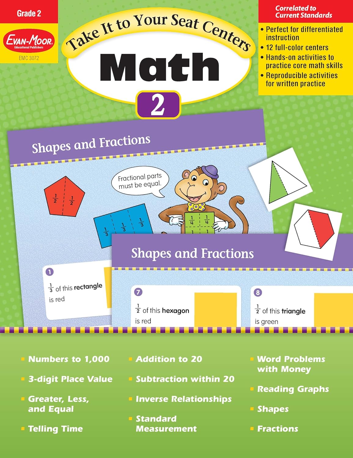 Take It to Your Seat Math Centers: Grade 2 – Wondersaurus