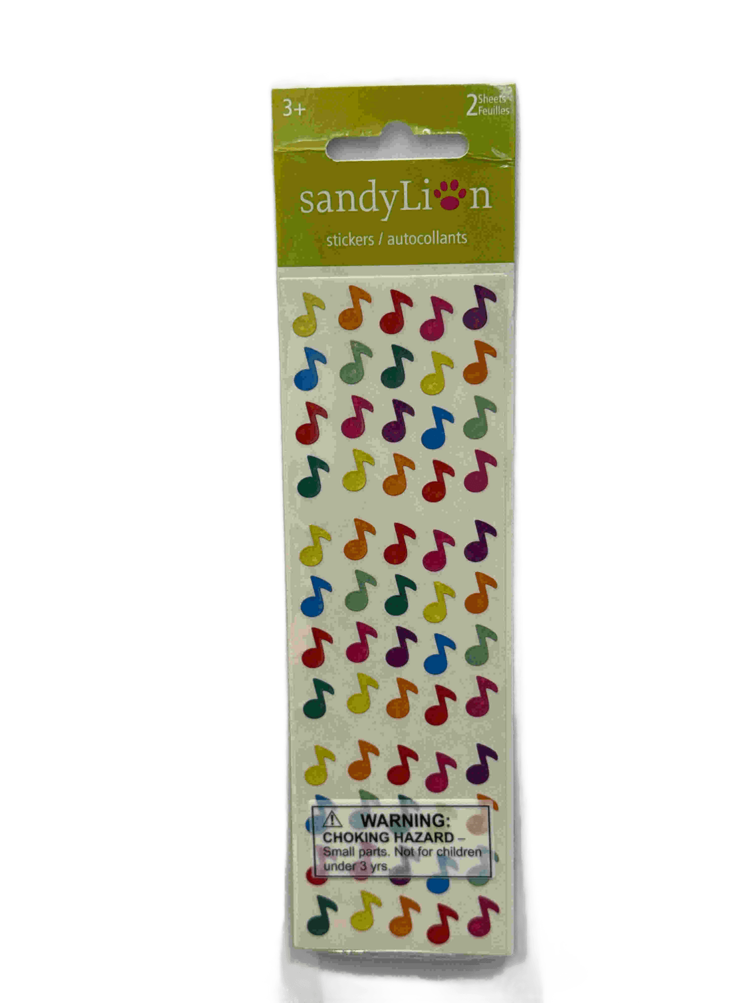 Prismatic Slim Stickers: Musical Notes – WONDERSAURUS
