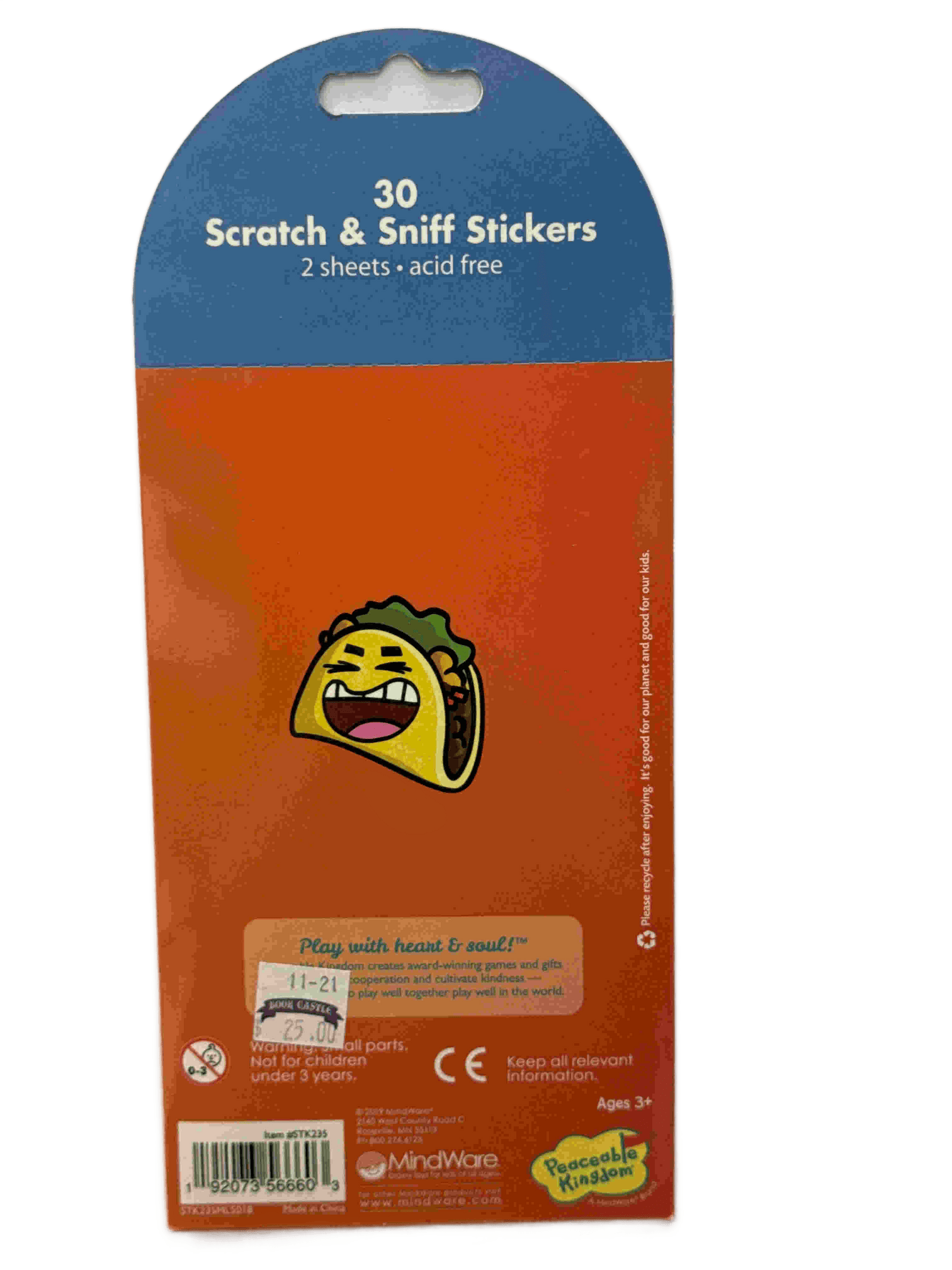 Scratch & Sniff Cards: Taco Stickers – WONDERSAURUS