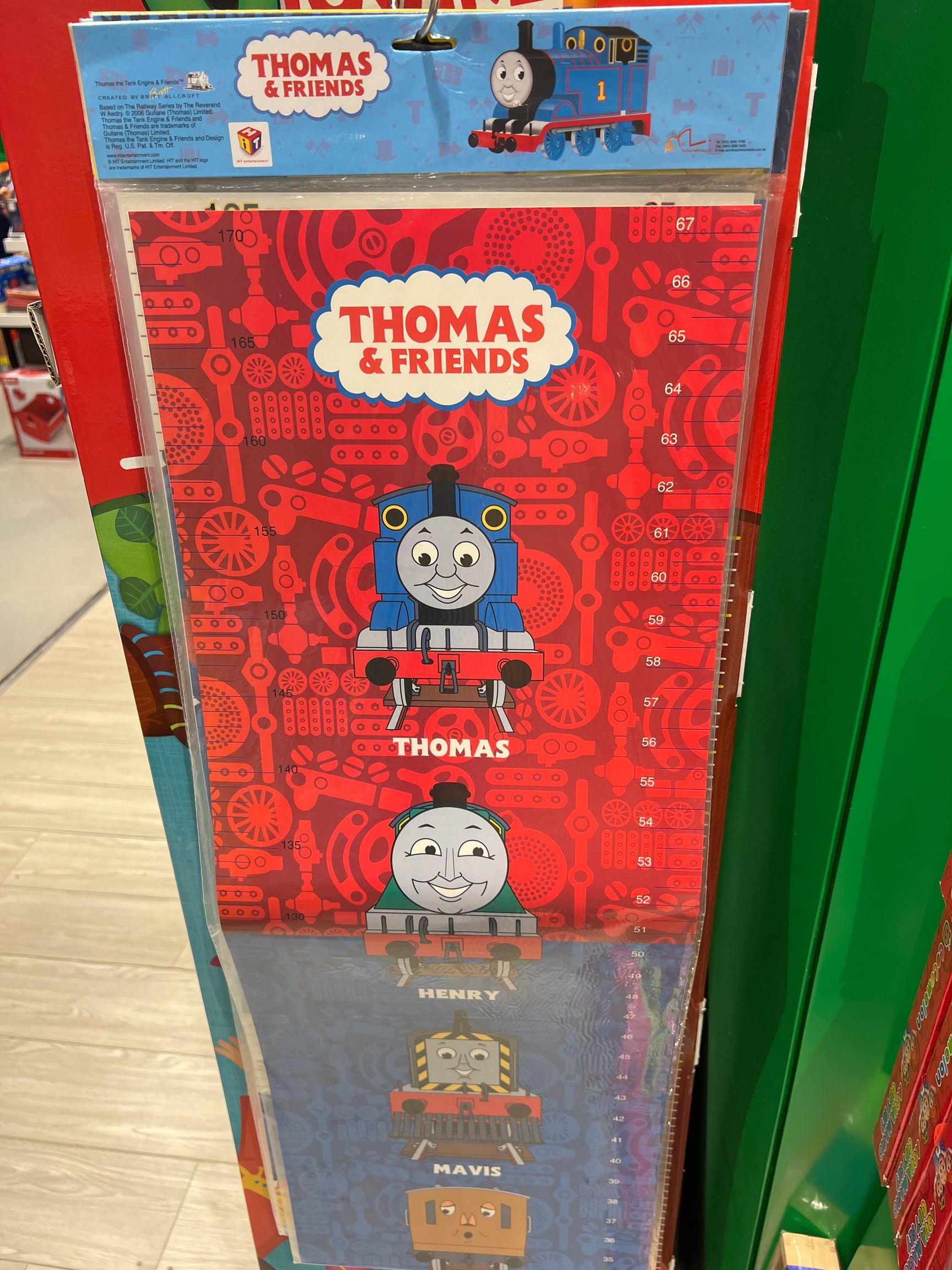 Growth Chart: Thomas & Friends (Face) – WONDERSAURUS
