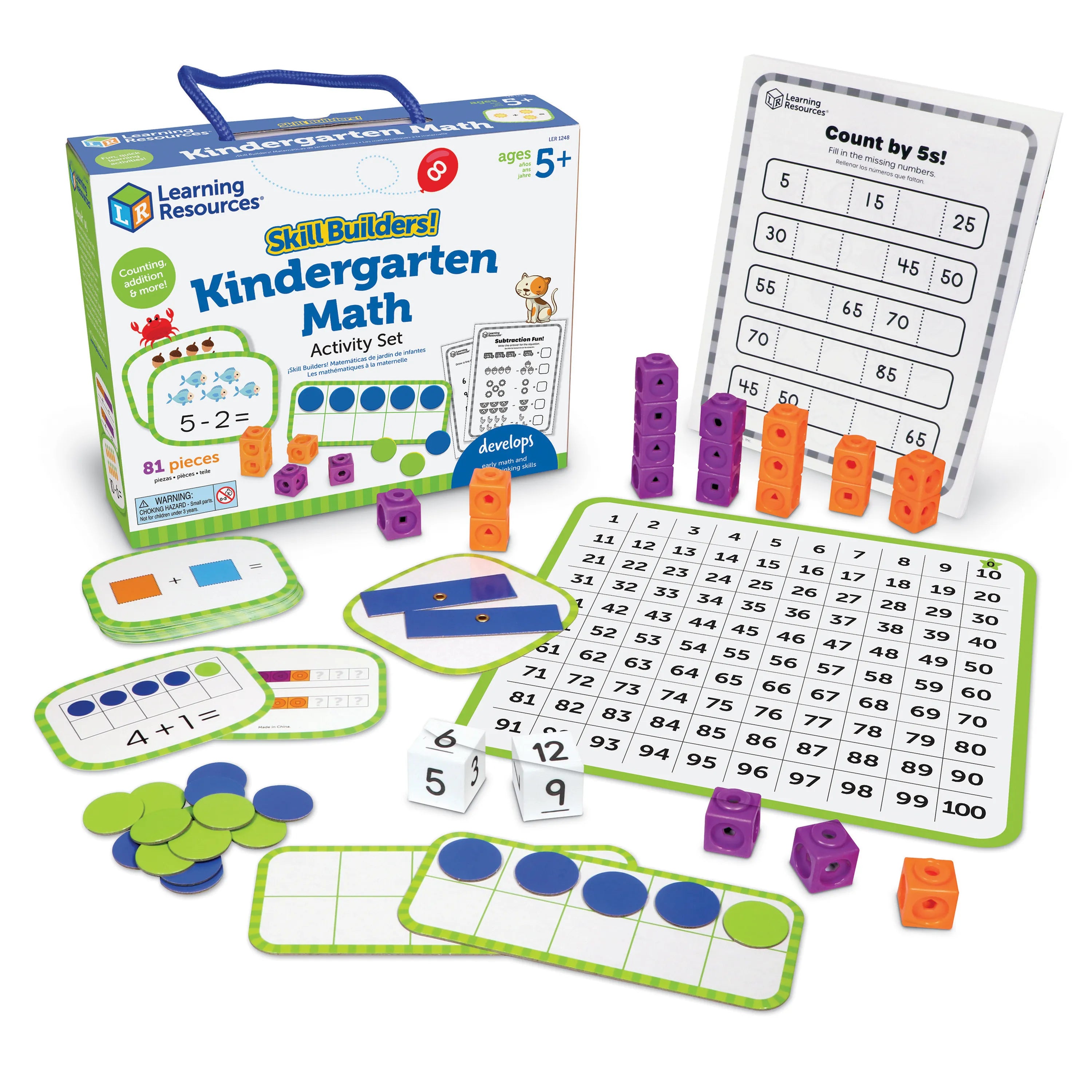Skill Builders! Set: Kindergarten Math – Wondersaurus