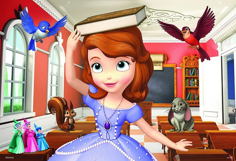 Puzzle - 2 X 12's: Disney Sofia the First – WONDERSAURUS