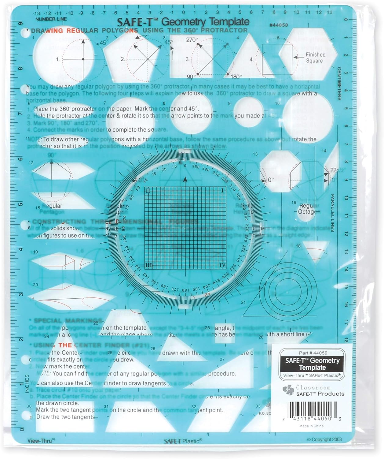 Safe-T: Geometry Template – WONDERSAURUS