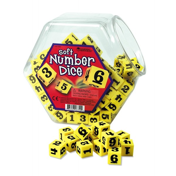Soft Number Dice (200 Dice) – WONDERSAURUS