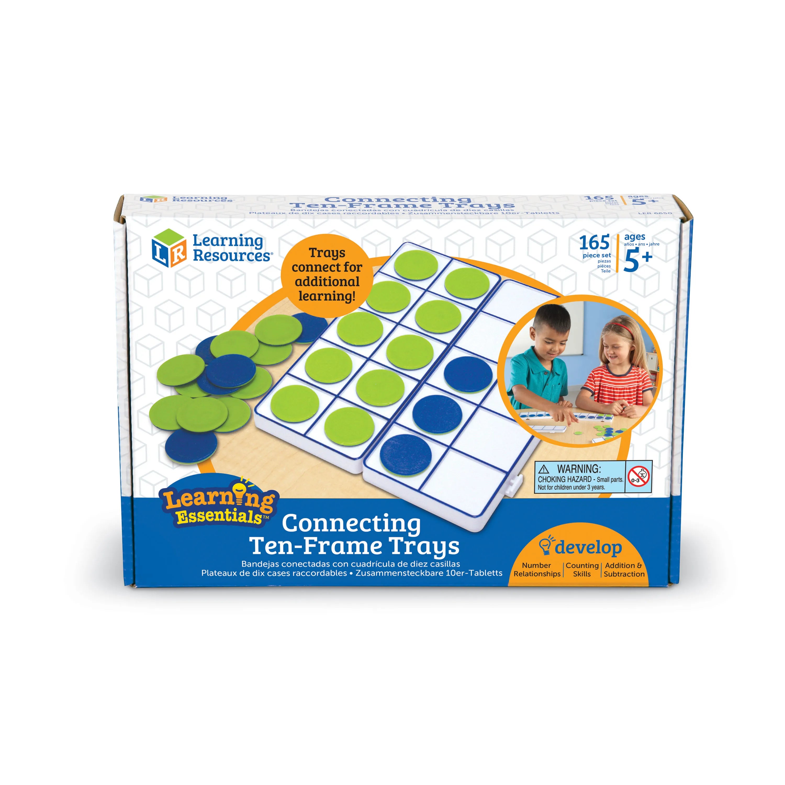 Learning Essentials: Connecting Ten- Frame Trays – WONDERSAURUS