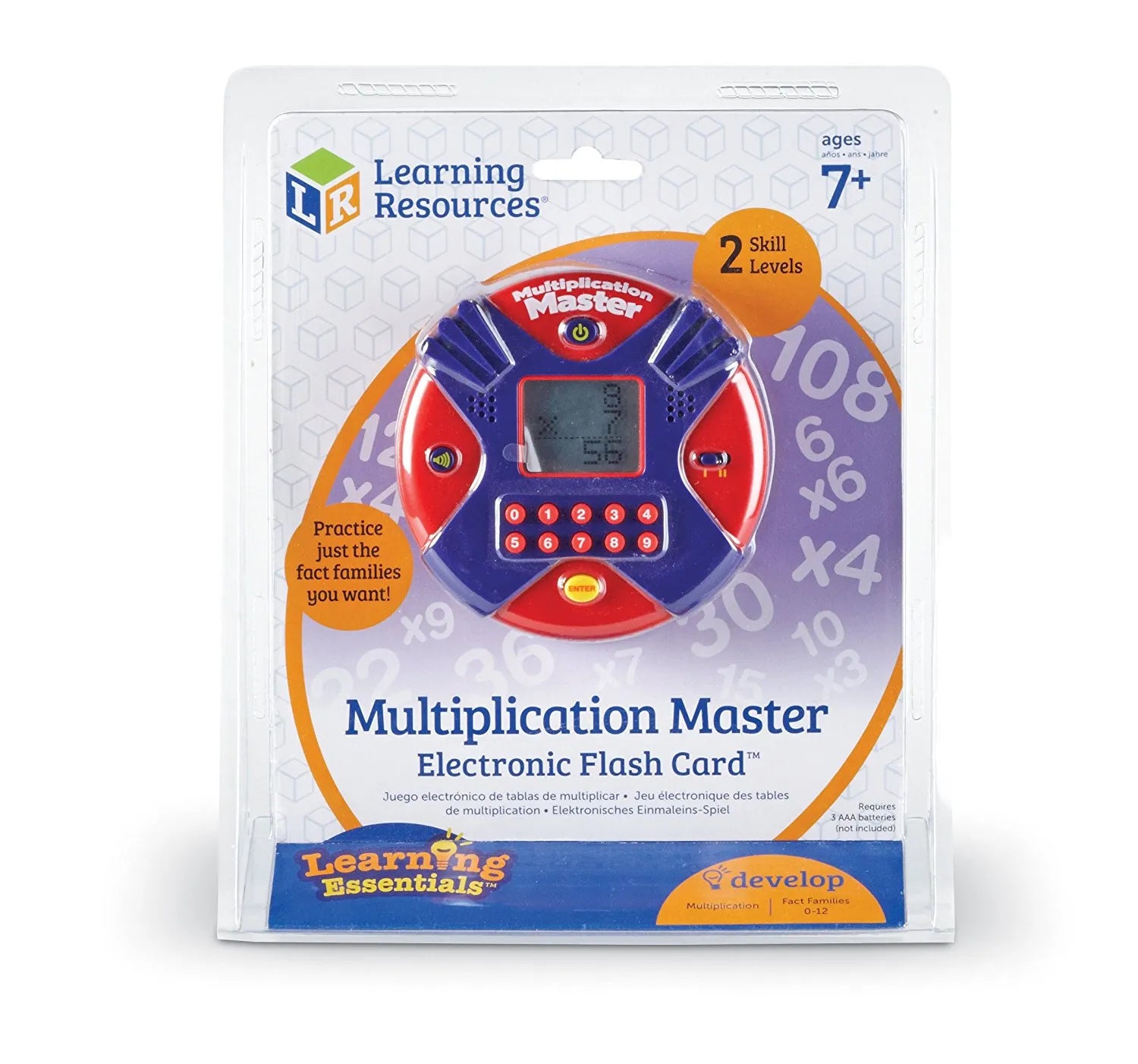 Multiplication Master Electronic Flash Card – Wondersaurus