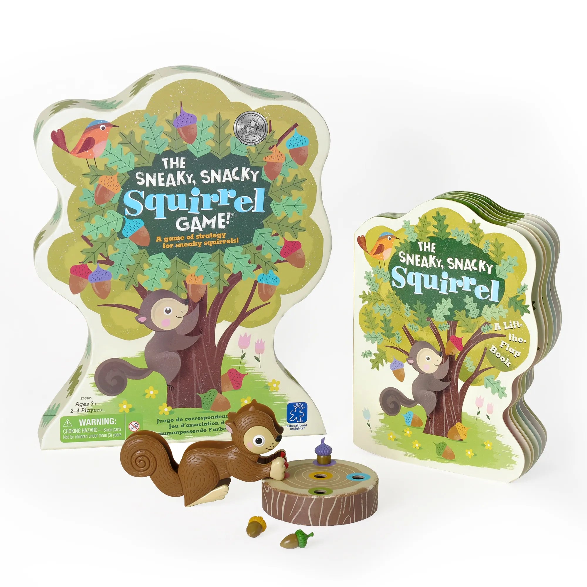 The Sneaky, Snacky Squirrel Game! And Board Book (Set) – Wondersaurus