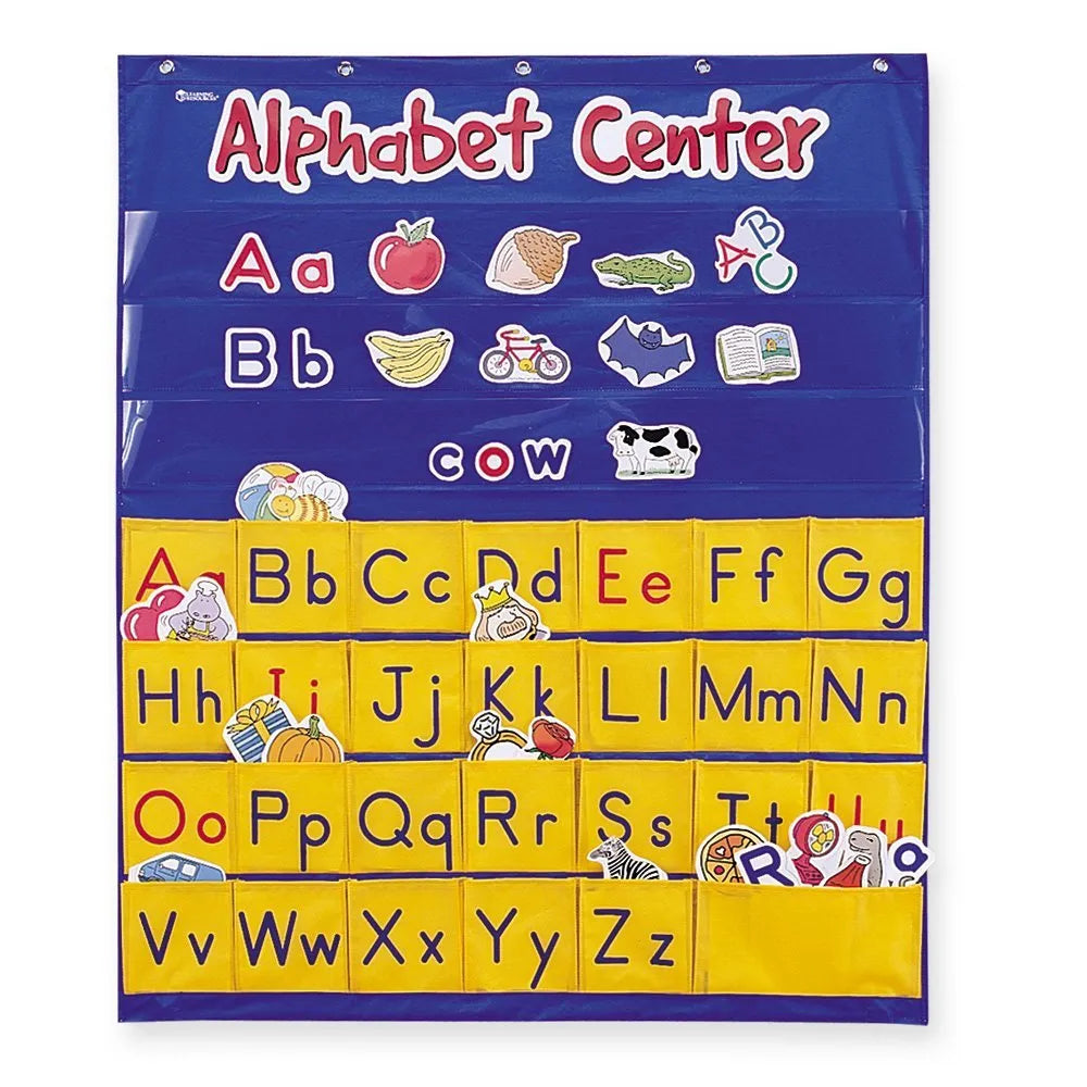 Pocket Chart: Alphabet Center Replacement Cards – Wondersaurus