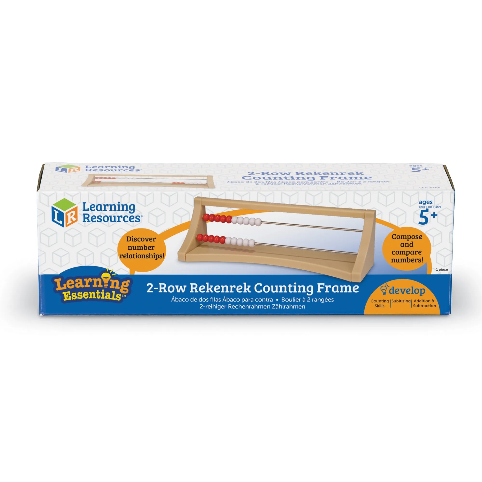 Learning Essentials: 2-Row Rekenrek Counting Frame – Wondersaurus
