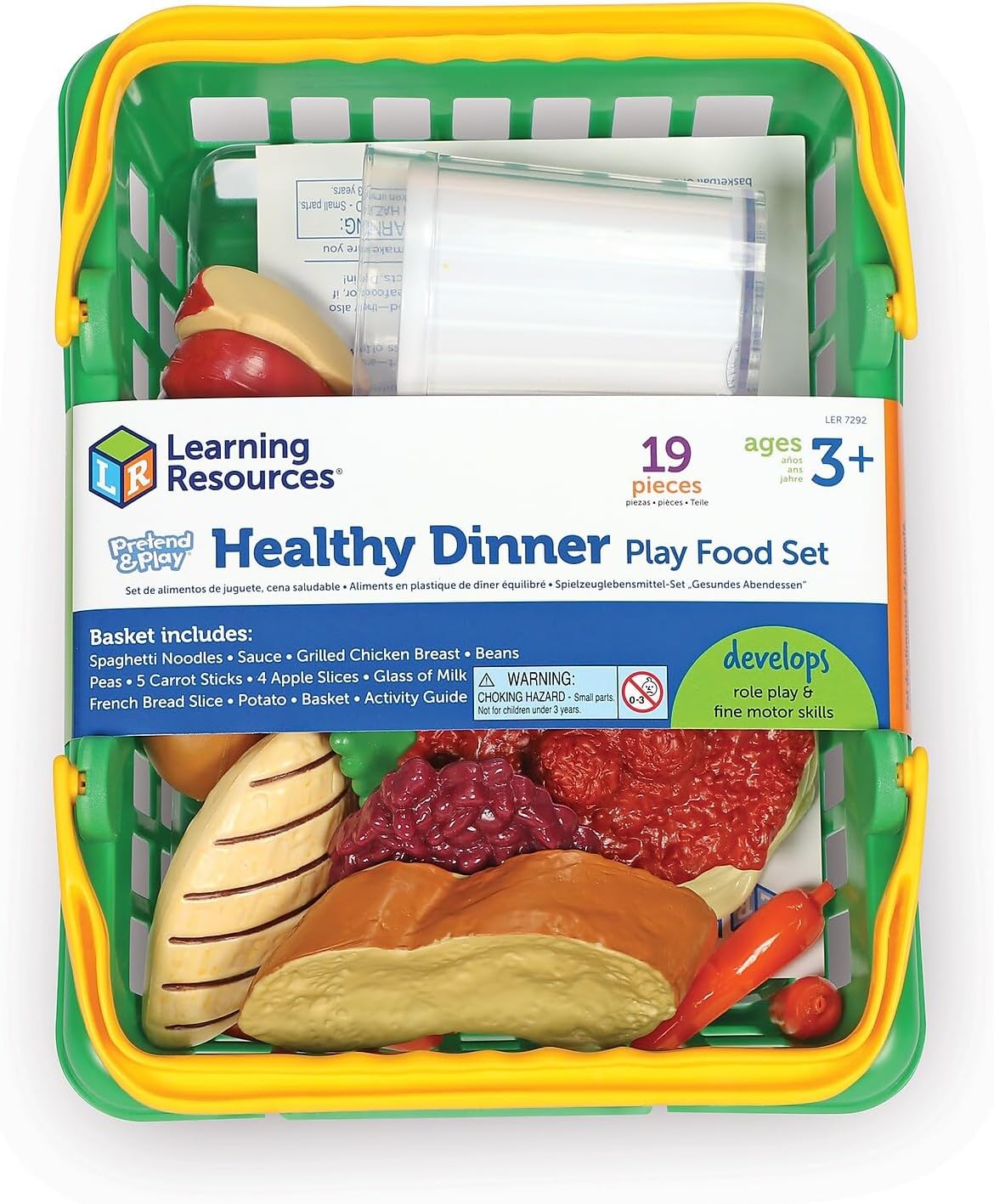 Pretend & Play: Dinner Food Basket – WONDERSAURUS